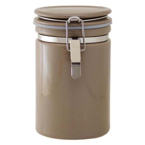落ち着いた色合いが美しいキャニスターです。