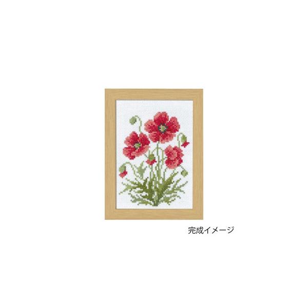 月日の流れを美しい季節の花々で表現したクロス・ステッチキットです。