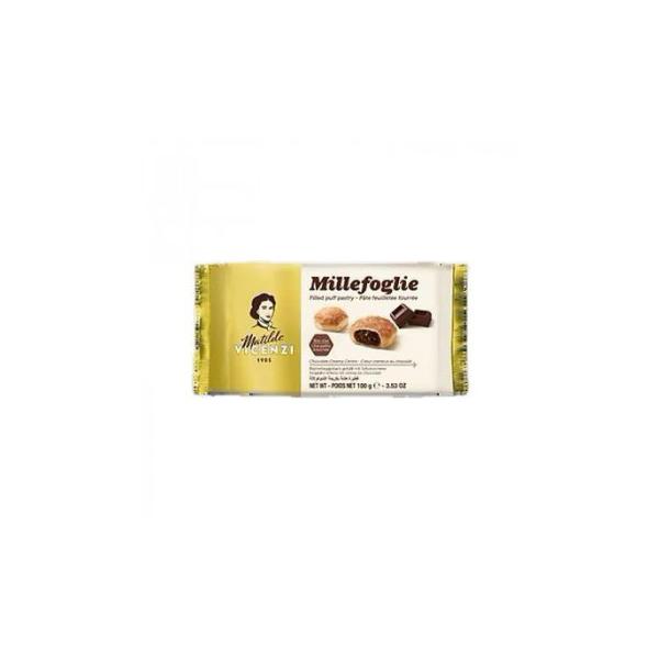 192層からなるパイ生地でチョコレートクリームを包みました。