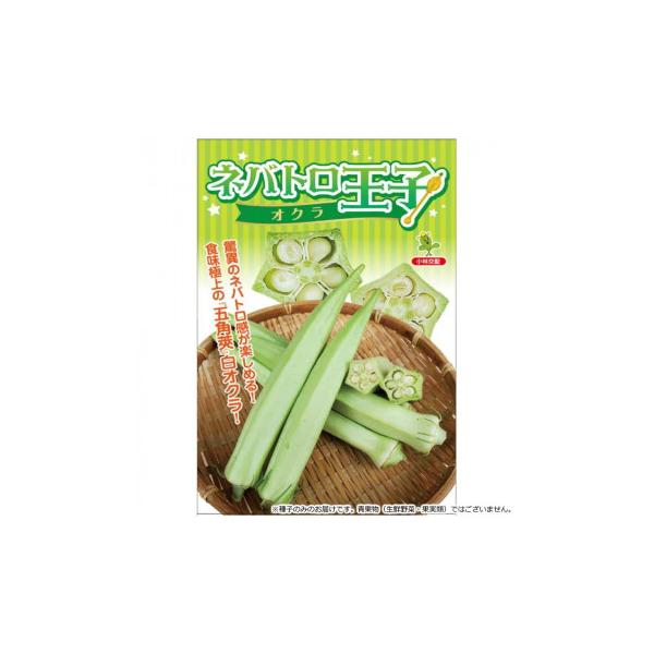 果実が白緑色の五角オクラです。アクが少なく、粘り気が強く食味良好。極早生で収量性優れる。曲がり果やイボ果の発生が少なく、秀品率が高いです。草丈は中低で密植栽培にも適します。