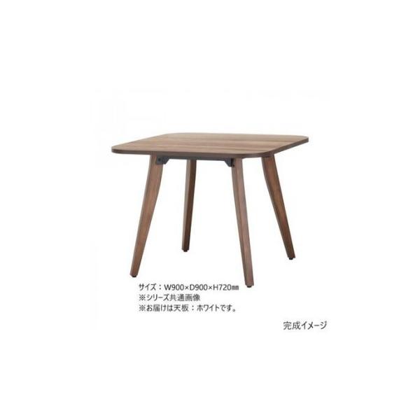 おしゃれなテーブルです。木の質感が温もりある空間を演出します。