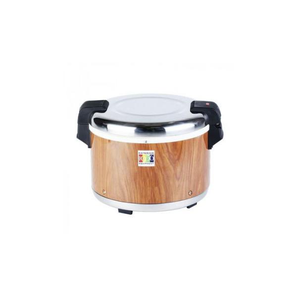 高い保温力で炊きたてのご飯をふっくらと美味しい状態で長時間キープします。大量のご飯を保温できるのでいつでも美味しいご飯を提供できるので飲食店やイベント等の業務用途に最適です。内釜にフッ素加工が施されているため、ご飯がくっつきにくくスムーズに...