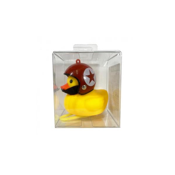 あひるデザインがかわいいホーン&amp;ライト。バンドで気軽にハンドルに取り付けできます。