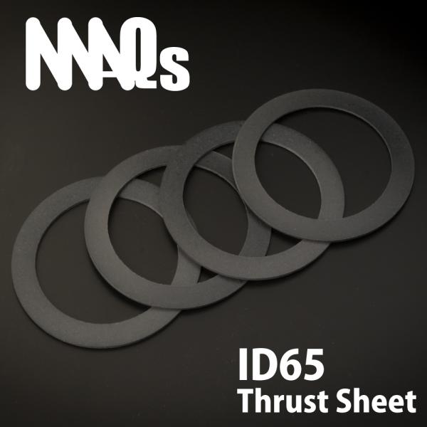 ■商品詳細■素材:テフロン素材厚み：1mm※4枚で1セット販売■LINEUP■ID65 φ65■使用用途■直巻スプリングやヘルパースプリングの上下に使用致します。スプリング1本に対してシートを2枚使用