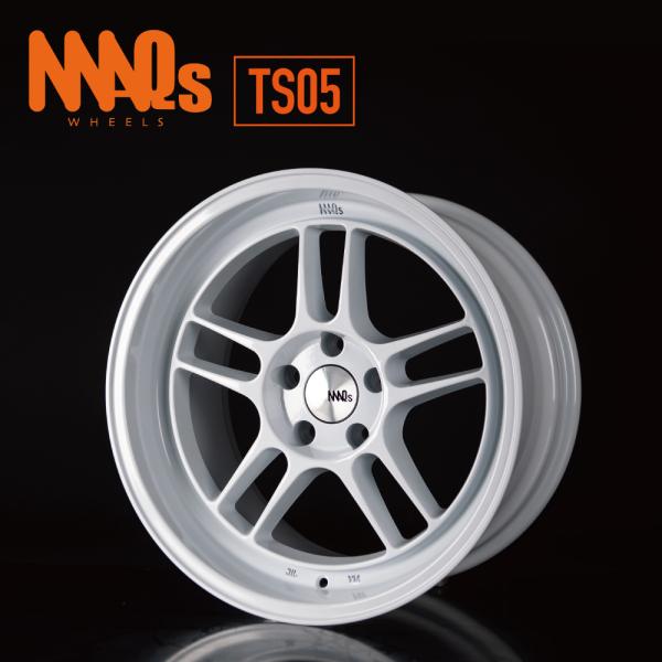 ●メーカー名：MAQs Wheels●商品名：TS05●サイズ：18×9.5J 114.3 5H●オフセット：+12●カラー：ホワイト●状態：新品※表示価格はホイール１本の価格です。タイヤは付属しません。※購入時にカラーの選択をお願い致しま...