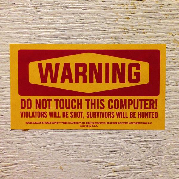 ありそうで無かった！ド派手なアメリカン リアル ストリートサイン系ステッカー！ディティール、プリントのクオリティも最高な、とことんデザインとアメリカにこだわったクールなシリーズ！ブラックユーモアあり、リアルアメリカンあり、お気に入りの１枚 ...