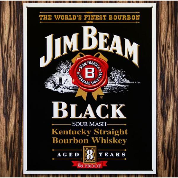 酒が好きでも嫌いでも、ウイスキーやバーボンやブランデーの違いを知らなくたって、JIM BEAMはカッコいいじゃないか！カッコ良けりゃ飾ったっていいじゃないか！だから飾っていい雰囲気にしちゃいましょ（笑）レトロな看板のような作りがいい味出して...