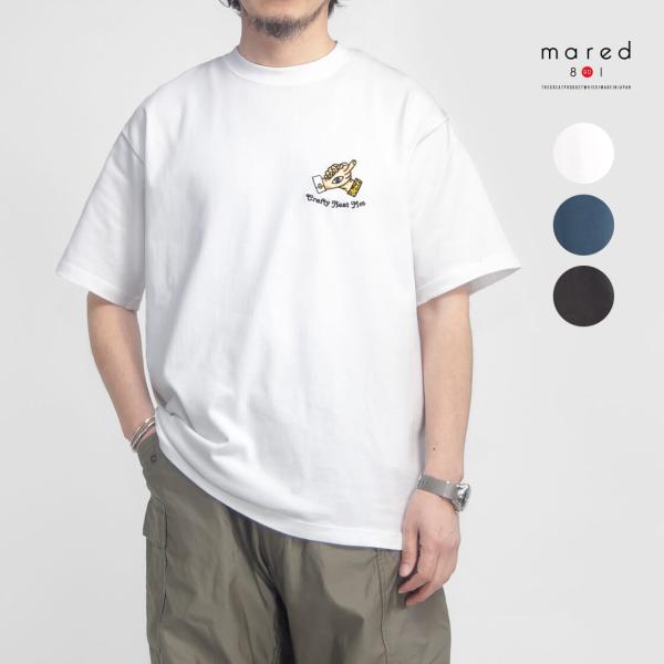 当店オリジナルのMARED(マレッド)より極厚なTシャツに、胸にワンポイントの刺繍をあしらったTシャツ「9.1onz CRAFTY NEAT MEN embroidery TEE」のご紹介。◆実寸サイズ(M)/着丈69/身幅58/肩幅54/...