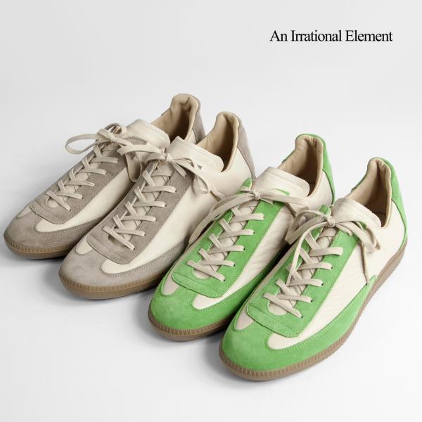 An Irrational Elementより、ジャーマントレーナをモディファイした一足をご紹介。◆サイズ・36 (約23.0〜23.5cm) (アウトソール実寸 約25.5cm)・37 (約23.5〜24.0cm) (約26cm)・38 ...