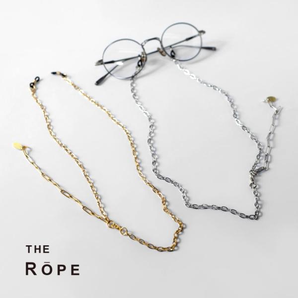 「THE ROPE（ザ・ロープ）」から、ジュエリーのように楽しめるメタルチェーンのグラスコードをご紹介。◆実寸サイズ(FREE)/長さおよそ60-72cm（長さ調節可能）◆素材：ステンレス◆カラー展開：ゴールド、シルバー◆生産国：日本異なる...