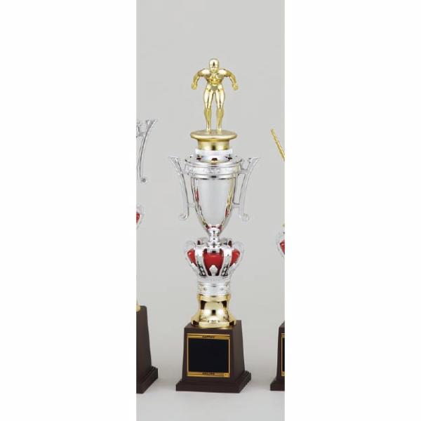 各種スポーツ大会など表彰式で使われる、樹脂製人形を使用したトロフィーです。記念品やレプリカなどに最適です。樹脂人形は、以下の15種類から選べます。　女神・サッカー・バレーボール・ミュージック・柔道　バドミントン・バッター・剣道・空手・卓球・...