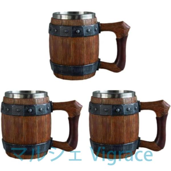 ??【抜群の安定性】：タンカードマグは比類のない安定性を誇り、変形することなく形状を維持し、抜群の安定性を誇ります。洗練された洗練されたデザインが、あなたの飲酒体験を新たな高みに引き上げます。??【錆びにくい】: ステンレススチール製の高品...