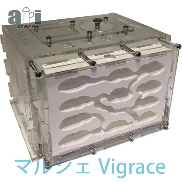 透明なアクリルでできたケースは360度どの方向からでも中の様子を隅々まで観察することができます。組織化された社会的行動をとるアリの驚くべき生態をあますことなく見ることができ、お子様にとって大変貴重な体験となるでしょう。また、夏休みの宿題や自...