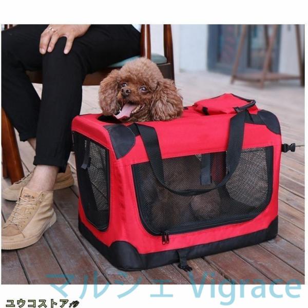 ペットケージ ソフトクレート ペットクレート シートボックス サークル 折りたたみ 犬 猫 小型犬用外寸：約50*35*35cm60*42*42cm72*52*52cm82*58*58cm95*65*65cmペットは、ドライブ中でもメッシュ...