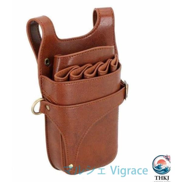 シザーケース シザーバッグ 美容師 メンズ レディース ウエストポーチ ポーチ トリマー 花屋 腰掛け ボディーバッグ 持ち運び