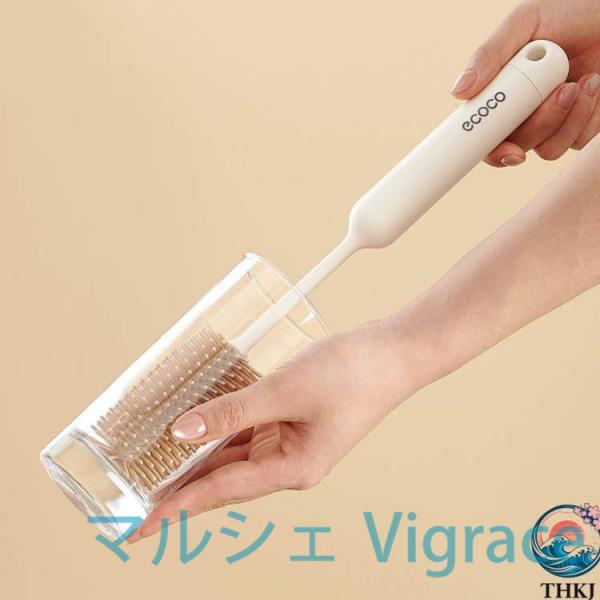 ボトルブラシ 3in1 マグボトル ブラシ シリコンブラシ 哺乳瓶ブラシ 水筒洗い ブラシ ガラス グラス タンブラー カップ ボトル洗い コップ洗い 食器洗い用ブラシ