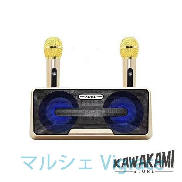 カラオケ歌うマシン カラオケマイク 家庭カラオケ システムハンドヘルドマイク カラオケ機器 ホームKTV ポータブルスピーカー