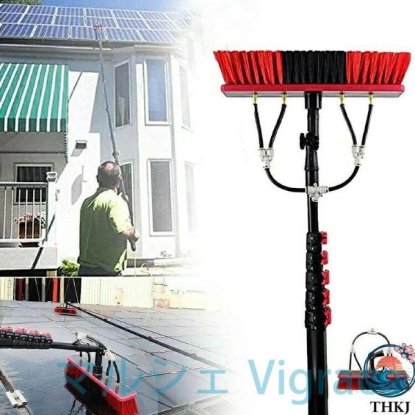 【商品コード】：y813164【カラー】レッドサイズ：12FT/3.6m、18FT/5.4m、20FT/6m、24FT/7.2m、30FT/9m生産国：中国【この商品について】【利点】通常の掃除ブラシよりも便利で、水をスプレーしながら埃や汚...