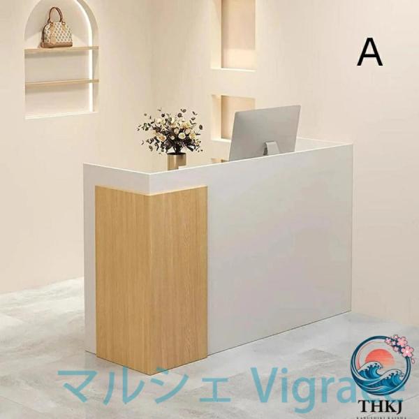 ? 多用途で実用的：この受付カウンターは、オフィス、ロビー、ネイルサロン、ビューティーサロン、スパなど、さまざまなプロフェッショナルな環境に最適です。その独自のモダンデザインは、あらゆる環境にうまく溶け込み、さまざまなデコレーションスタイル...