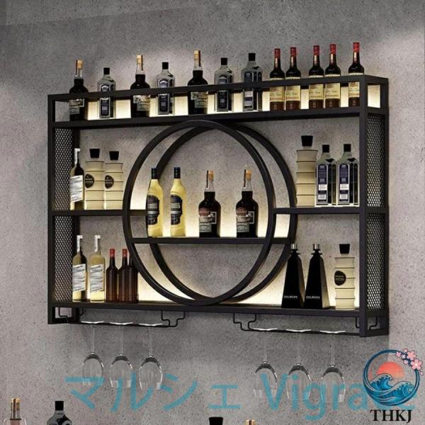 ワインラック 壁掛け式 ワインホルダー 酒ラック 壁掛け ディスプレイスタンド 酒棚 吊り下げ ワインラック ワイン置き 居酒屋 レストラン 飲食店 バー クラブ用*小さなスクラッチや衝突が発生する可能性がありますが、使用に影響しない場合は...