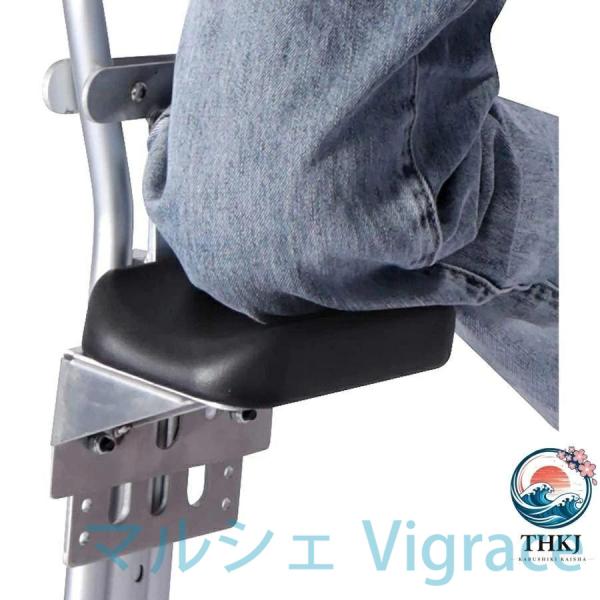 ?膝の可動性：松葉杖でパッドを入れた膝パッド。歩行に苦労している人や怪我から回復している人を支援します。 松葉杖やその他の歩行補助器具の優れた代替品?調整可能：膝パッドはさまざまなレベルに設定できるため、快適で正確かつ安全な高さに設定できま...