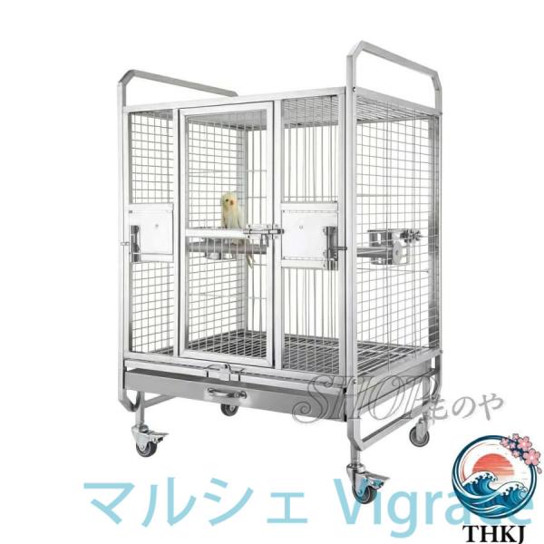 商品の説明商品の説明商品名：ピジョンネストボックス、ピジョンケージ、ピジョンネスト、木製ピジョンケージ、多目的ケージ鳩の巣箱に入れてお勧めの鳥：レース鳩、伝書鳩、装飾用鳩、繁殖用鳩など。材料紹介：ステンレス鋼サイズ：56 * 49 * 90...