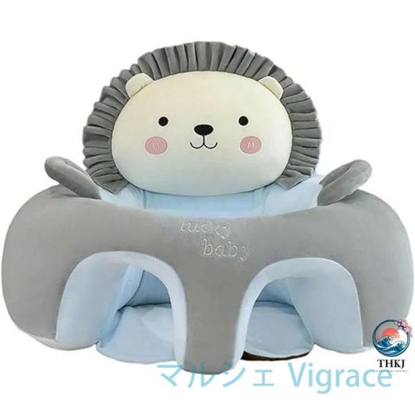 子供のいすのサイズ:約50*50cm、適用年齢参考:6ヶ月~12ヶ月、良質のPP綿材料で、健康で、快適で、無毒で、ふんわりしていて、肌触りが快適で、安定性が良いです。 背もたれが高く、座席の底が滑りにくく、幼児が床を滑るのを防ぎ、安定感を提...