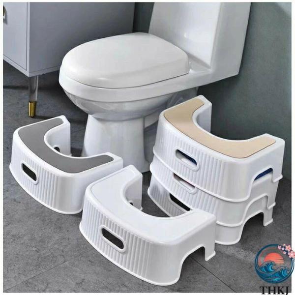 トイレ踏み台 子供トイレトレーニング トイレステップ 補助踏み台 補助便座 踏ん張り台 足置き台 多機能 持ち運び 収納便利 キッチン トイレなどに適用 滑り止め