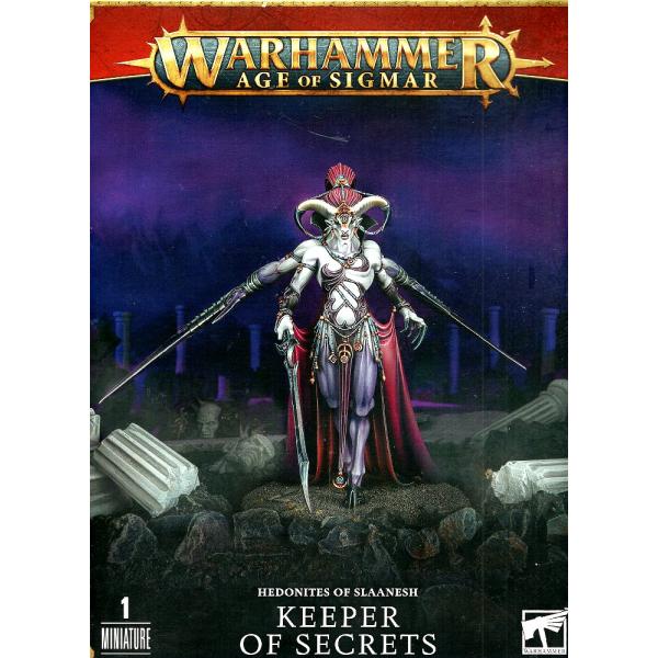 【新品未開封のメーカー正規品です】秘密の番人は、スラネッシュの下僕の中で最も強力で危険な存在であり、優雅で速く、そして完全に致命的です。戦場では、このそびえ立つ戦闘員たちは、矢継ぎ早の攻撃で歩兵の陣形と重装甲を同様に鎌で切り裂くことができま...