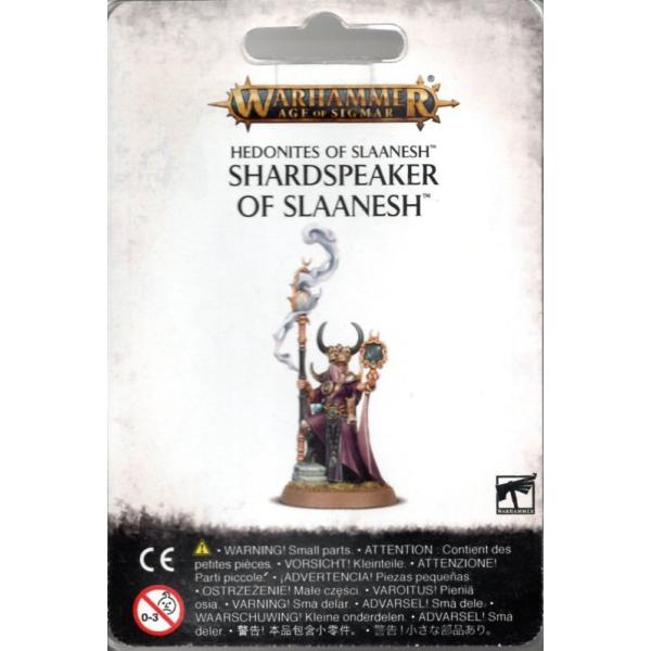 【新品未開封のメーカー正規品です】SlaaneshのShardspeakerは、Temple of Twisted Mirrorsから遺物を贈られた好みのソーサラーである。これらのアーティファクトの力を利用することで、彼らは規律正しい連隊を...