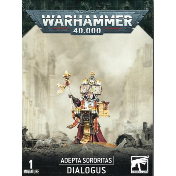 【新品未開封のメーカー正規品です】シスター・ダイアロガスは、敵の不潔な戦いの叫びを、神＝皇帝への高らかな賛美の叫びでかき消す。彼女はアデプタ・ソロリタスの戦列における信仰の拠り所であり、周囲で銃声が鳴り響く中、火の吹きすさぶ岬の上に立ち、執...