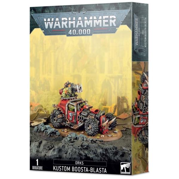 【新品未開封のメーカー正規品です】このマルチパーツ・プラスチック・キットはグリルまで銃とブレードとグリーンスキンで武装したカスタム・ブースタブラスタは、最凶のオークビークルの1つである。猛烈に速く、とんでもなく重武装で、追い抜くだけで火を噴...