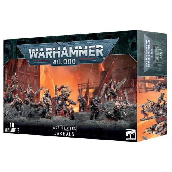 【新品未開封のメーカー正規品です】このマルチパーツ・プラスチック・キットはワールドイーターに仕えることを誓った人間のカルト信者、ジャッカルを10体製作できます。各モデルはペアのチェーンブレードとホルスター付きオートピストルを装備し、背中に不...