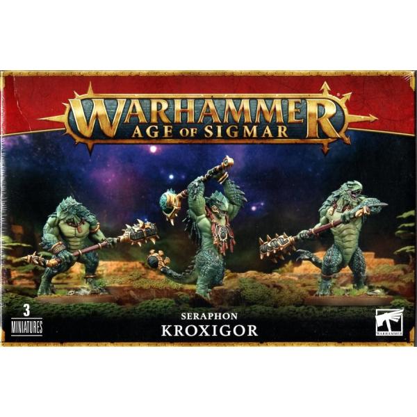 【新品未開封のメーカー正規品です】ゲーム「ウォーハンマー：エイジ・オヴ・シグマー」セラフォンの勢力に加わるバトルラインユニットのマルチパーツプラスチック製シタデルミニチュア3体。クロキシゴウル、またはクロキシゴウル・ウォースポーンドとして制...