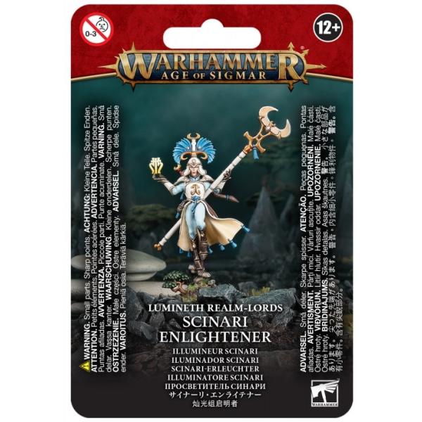 【新品未開封のメーカー正規品です】ゲーム「ウォーハンマー：エイジ・オヴ・シグマー」ルミネス・レルムロードのヒーロー／ウィザード／リーダーミニチュア。発売中の『アーケイン・カタクリズム』収録のミニチュアが単独キットとなって登場。マルチオプショ...