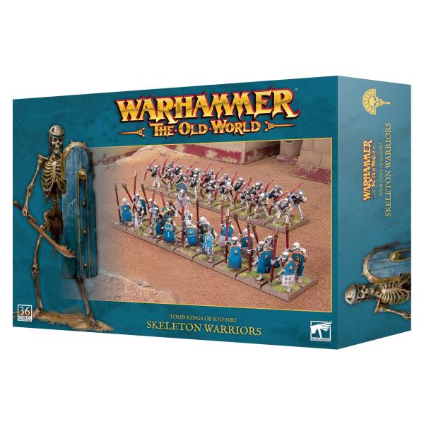 【新品未開封のメーカー正規品です】ゲーム「Warhammer: The Old World」トゥームキング・オヴ・クェムリの勢力のインファントリユニットのマルチパーツプラスチック製シタデルミニチュア36体。近距離・遠距離武器のオプションをパ...