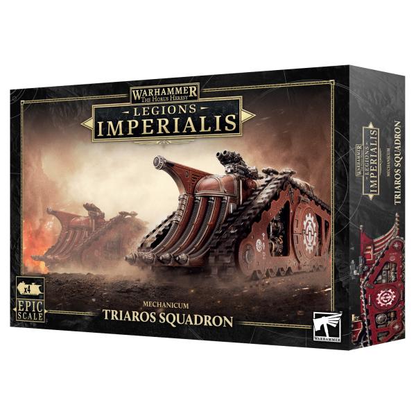 【新品未開封のメーカー正規品です】ゲーム「The Horus Heresy: Legions Impperialis」メカニカムの勢力のエピックスケールな輸送ユニットのシタデルミニチュア4体。<br><br>発売中の...