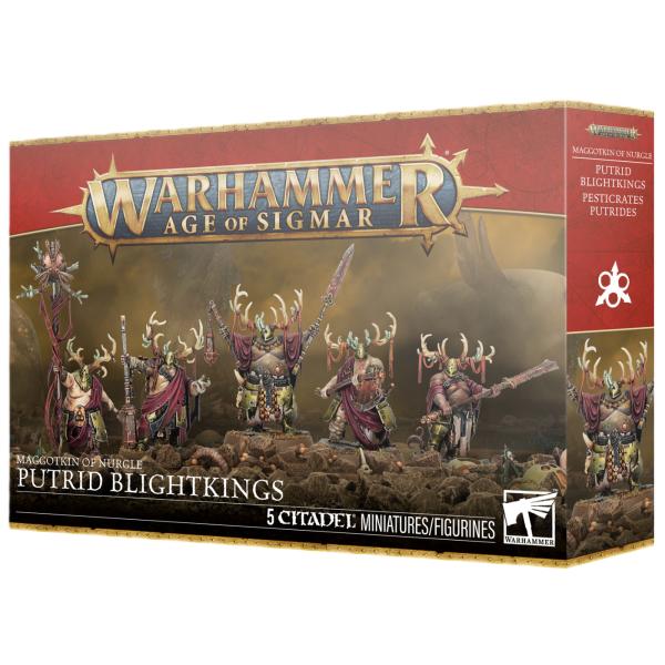 【新品未開封のメーカー正規品です】偉大なる祖父『グランドファーザー・ナーグル』の僕（しもべ）の中でも、ピュートリッド・ブライトキングほど献身的な者はいない。『ナーグルの庭園』をレルム全域へと広げることこそが、彼らにとってすべてを呑み込む執念...