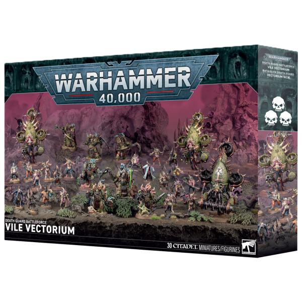 【新品未開封のメーカー正規品です】ナーグルの軍勢は、圧倒的な純粋な力と驚異的な耐久力によって、敵対する神々のしもべをねじ伏せることに注力している。バトルフォース『穢らわしき感染群』は、軽装歩兵から重装のターミネーター、さらには車両に至るまで...