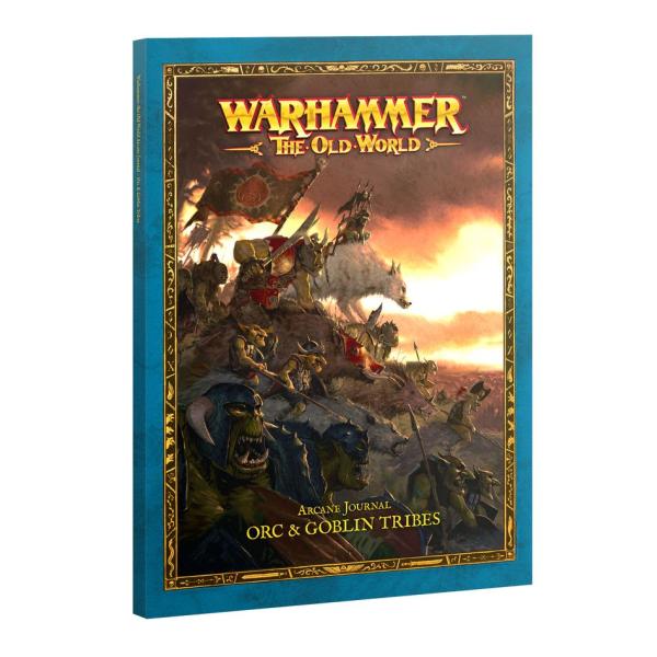 【新品未開封のメーカー正規品です】ゲーム「Warhammer: The Old World」オーク＆ゴブリントライブの勢力の背景設定、ルールを掲載するソフトカバー版サプリメント書籍（48ページ）。オーク＆ゴブリントライブ専用のルールも収録。...