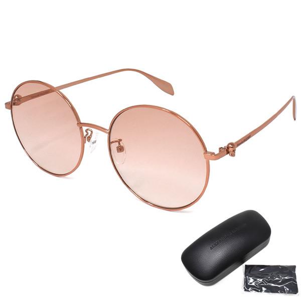 ＜カラー＞　フレーム：ヌード　レンズ：オレンジグラデーション■モデル：AM0275S■サイズ：レンズ：約5.9×5.5cm、ブリッジ：約19mm、テンプル：約15.0cm、横幅：約14.5cm■素　材：フレーム：ニッケル合金、レンズ：プラス...