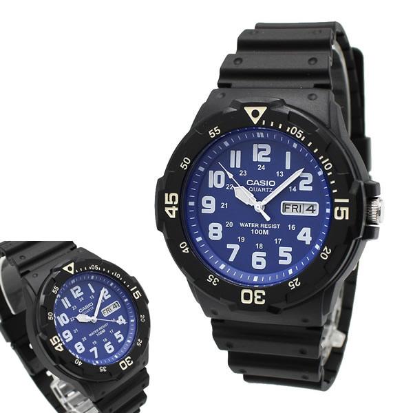 ＜カラー＞　ブルー(文字盤)　ブラック(ベルト)■モデル：MRW-200H-2B2VDF■サイズ：ケース直径：約(H×W)47.9×44.6mm、ケース厚さ：約11.6mm、ラグ幅：約18mm、腕周り：約14.5-21.5cm、重量：約39...