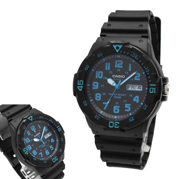 ＜カラー＞　ブラック(文字盤)　ブラック(ベルト)■モデル：MRW-200H-2BVDF■サイズ：ケース直径：約(H×W)47.9×44.6mm、ケース厚さ：約11.6mm、ラグ幅：約18mm、腕周り：約14.5-21.5cm、重量：約39...