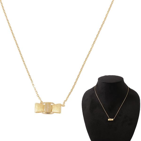 ＜カラー＞　GOLD（ゴールド）■モデル：VARA BOW 760547 998985■チェーンサイズ：約42.0cm-48.0cm■チャームサイズ：約1.5Wcm×0.7Hcm■素　材：真鍮■付属品：専用箱