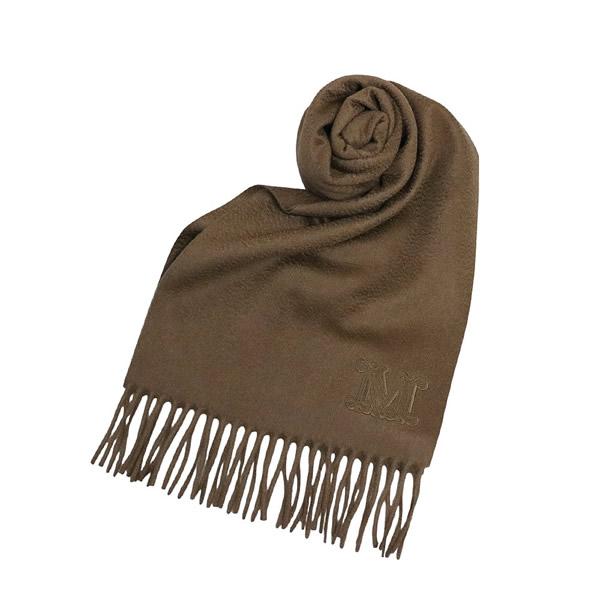 ＜カラー＞　043 MARRONE BRONZO(モカ)■サイズ：(約)H208cm(フリンジ含む)×W29cm■素　材：カシミヤ100%■付属品：保存袋