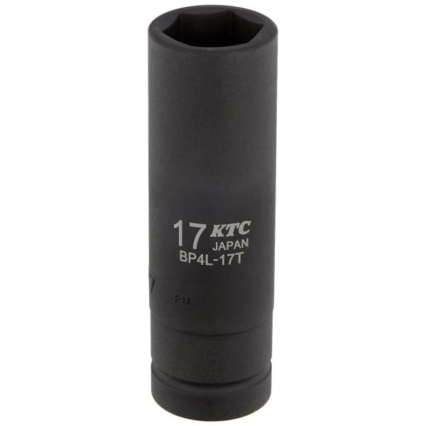 カラー：ブラックサイズ：対辺寸法(mm):17対辺寸法(mm):17差込角(mm):12.7全長(mm):80ピン・リング付※画像はイメージ画像です。本商品は17mmの商品です。