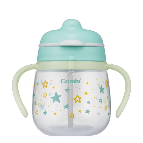 カラー：ほしサイズ：240mlスタイル：4ヶ月頃から 光るはじめてストロー4か月頃から始められる、光る日本製マグシリーズ夜間の水分補給の時に見えやすい光るハンドルくわえるだけで飲み物が出るプッシュストローストロー飲みにチャレンジWラクピタ構...