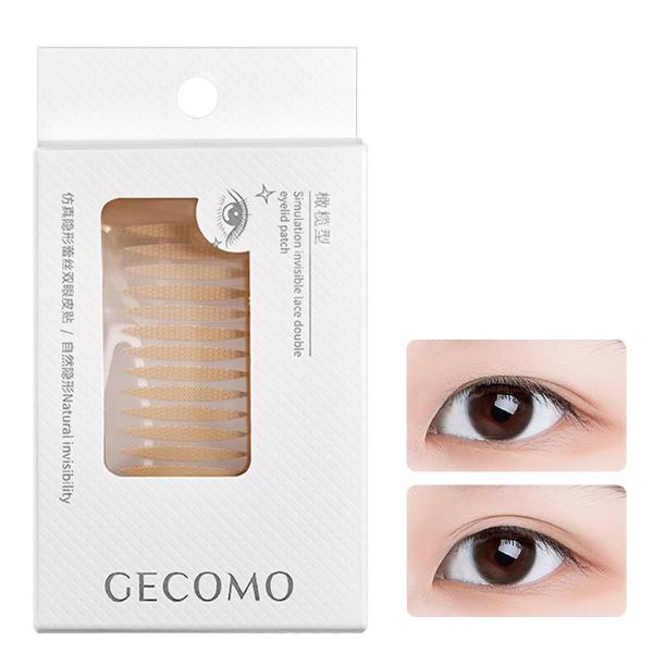 サイズ：F-オリーブ型【仕様】S、M、L、Fの４種類のサイズと付属品(ピンセット)で、自然な二重まぶた作りが可能です。【安全かつ通気性がある】高品質な素材を使用しており、安全かつ通気性があります。長持ちしてまぶたに負担をかけないです。【水・...