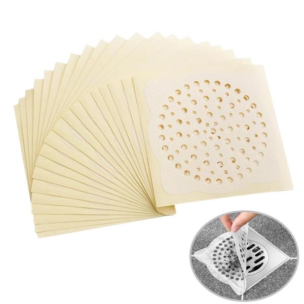 【商品情報です】セット内容：100枚入。サイズ：直径10cm。素材：ポリプロピレン（不織布）を使用しています。【取り付けが簡単】粘着タイプで、取り付けが簡単でわずか数分で取り付けできます。流れる髪とゴミが一緒に集まるとき、それを取り出してゴ...