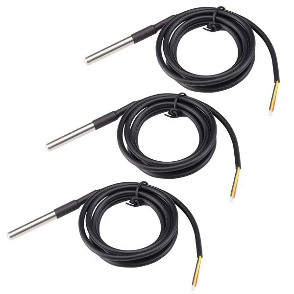 電源電圧範囲：3.0V-5.5Vモデル：DS18B20長さ：1M 1メートルプローブサイズ： 6 x50mm保存温度範囲：-55℃ + 125℃;